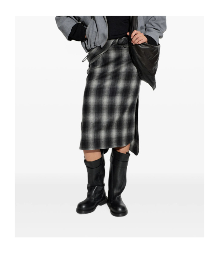 IRO PARIS Iro Plaid Belted Skirt